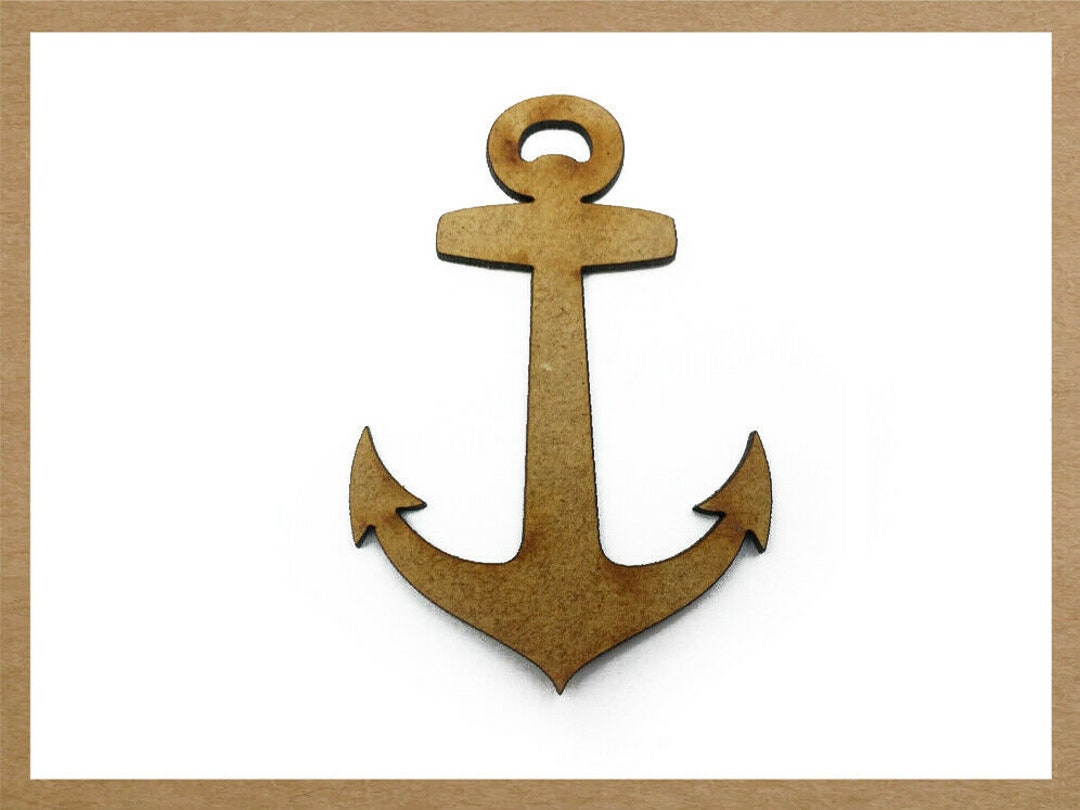 Wooden Anchor, Boat, Sailing, Ship, Yacht, Craft Shape, Cutouts, Wood ...