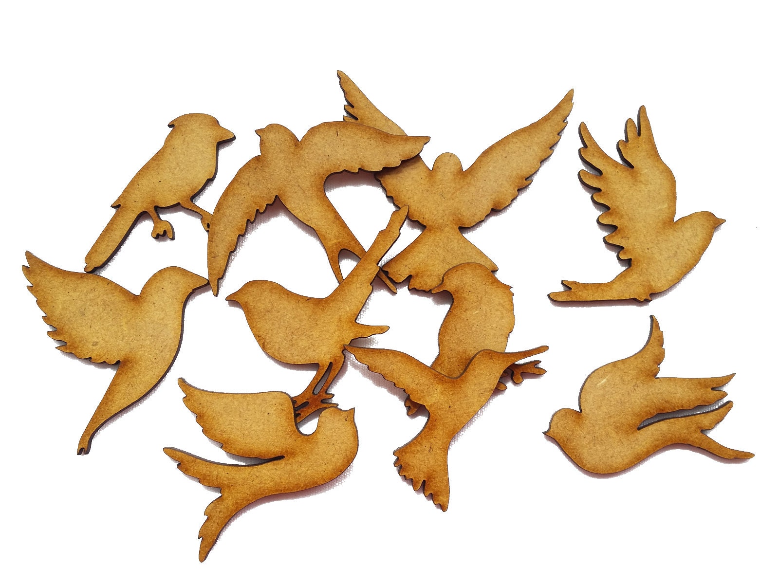 Laser Cut Bird Shape - Etsy UK