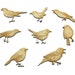 Wooden Bird, Animal, Craft Shape, Cutouts, Wood Embellishment, Laser ...