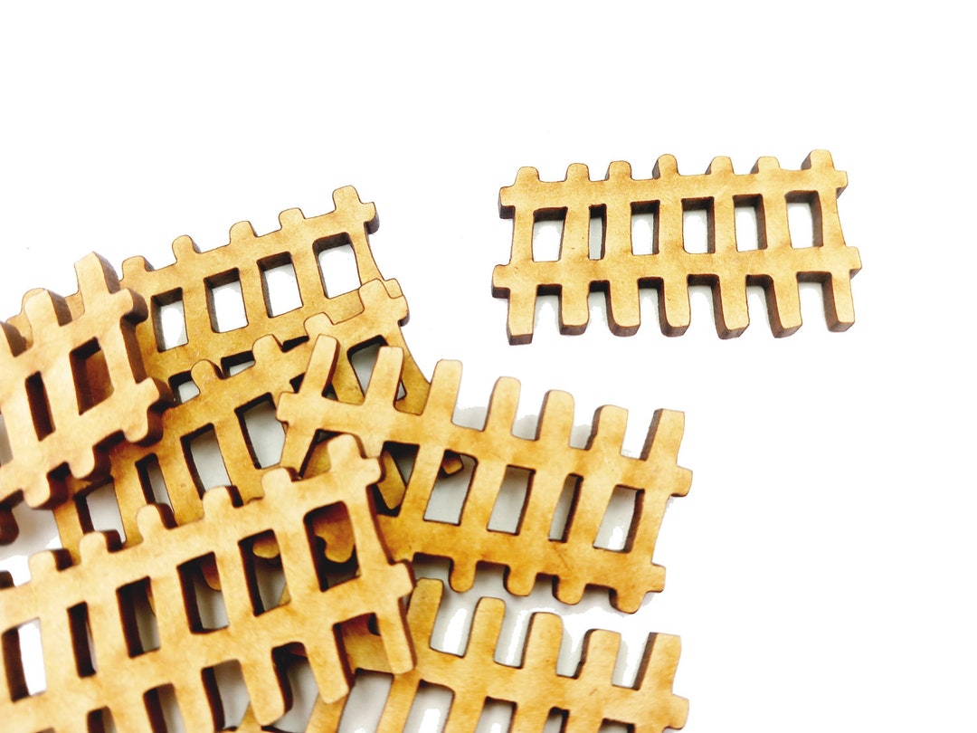 Wooden Fence MDF Craft Shapes Laser Cut Embellishment Decoration - Etsy