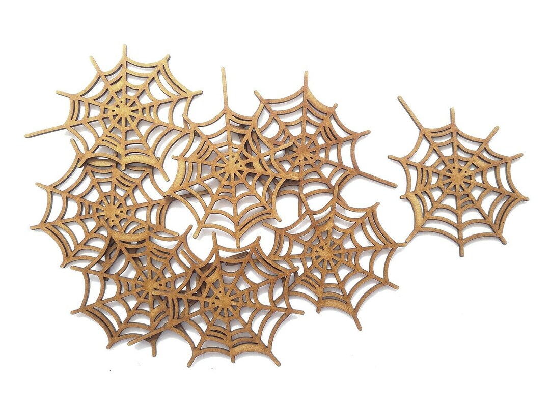 Wooden Spider's Web, Halloween, Craft Shape, Cutouts, Wood ...