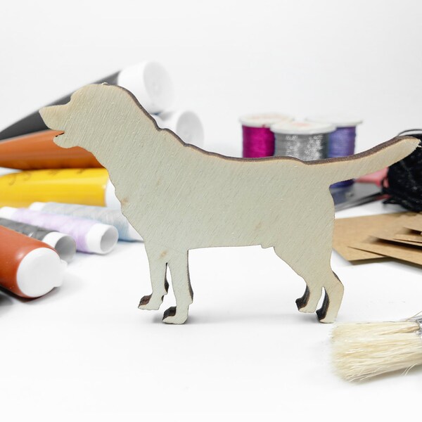 Wooden Labrador Shapes - Etsy