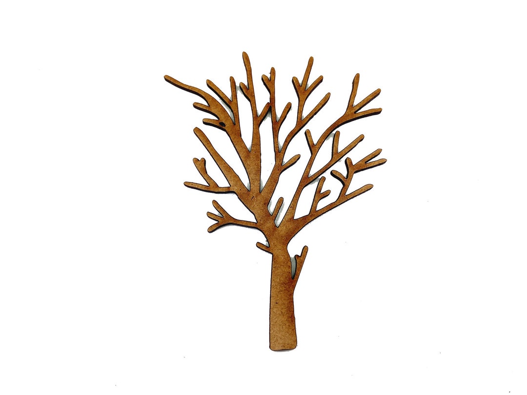 Wooden MDF Tree, Branch, Craft Shape, Cutouts, Wood Embellishment ...