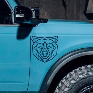 Bear Car Decal | Bear Decal | Bear Sticker | Mountain Decal | Outdoor ...