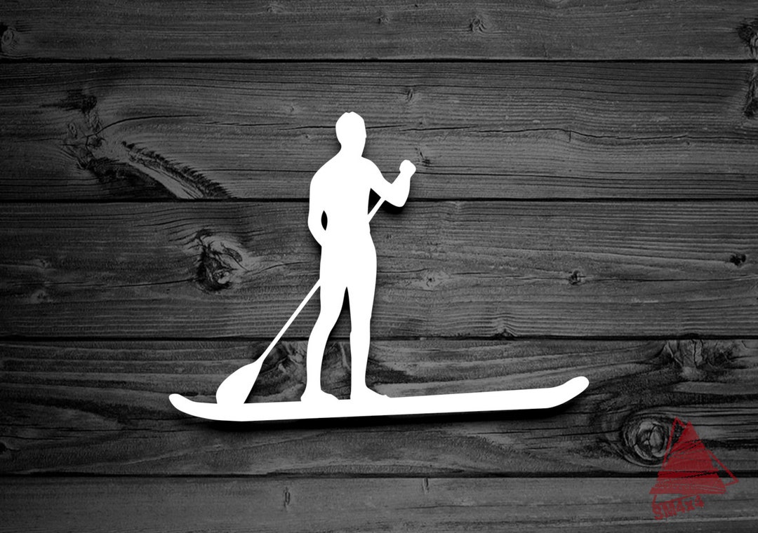 Paddleboarder Decal, Paddle Board Decals, SUP Board Decal, Lake Decal ...