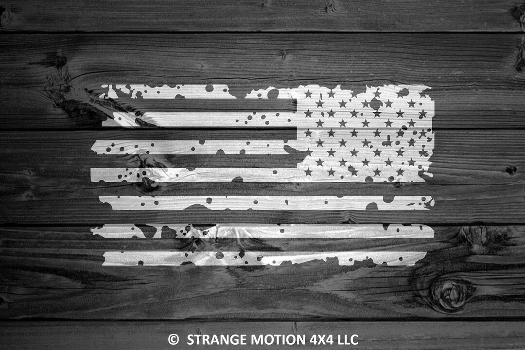 Reversed Distressed Flag Decal, Car Decal, Decal for Cars, Patriotic ...