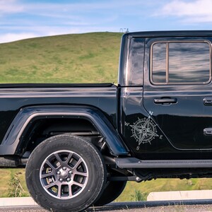 Compass Rose Decal | Rustic Decal | Car Decal | Adventure Decal ...