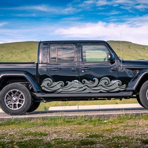 Ocean Banner Vinyl Decal, Banner Decal, Ocean Decal, Coast Waves Ocean ...