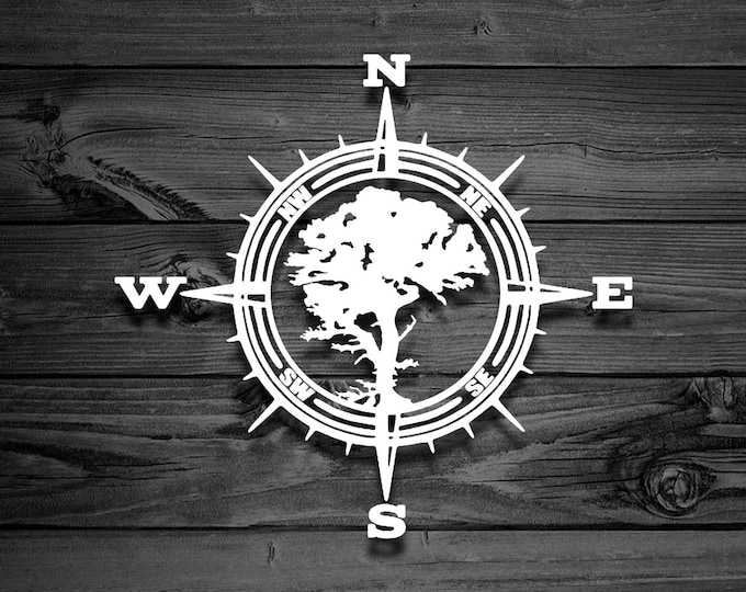 Dirt Bike Decal Car Decal Compass Decal Dirtbike Decal - Etsy