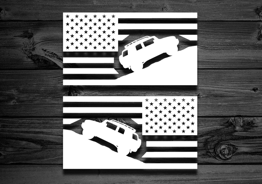 FJ Flag Decal Pair, FJ Decal, Decals for FJ Cruiser, Outdoor Decal ...