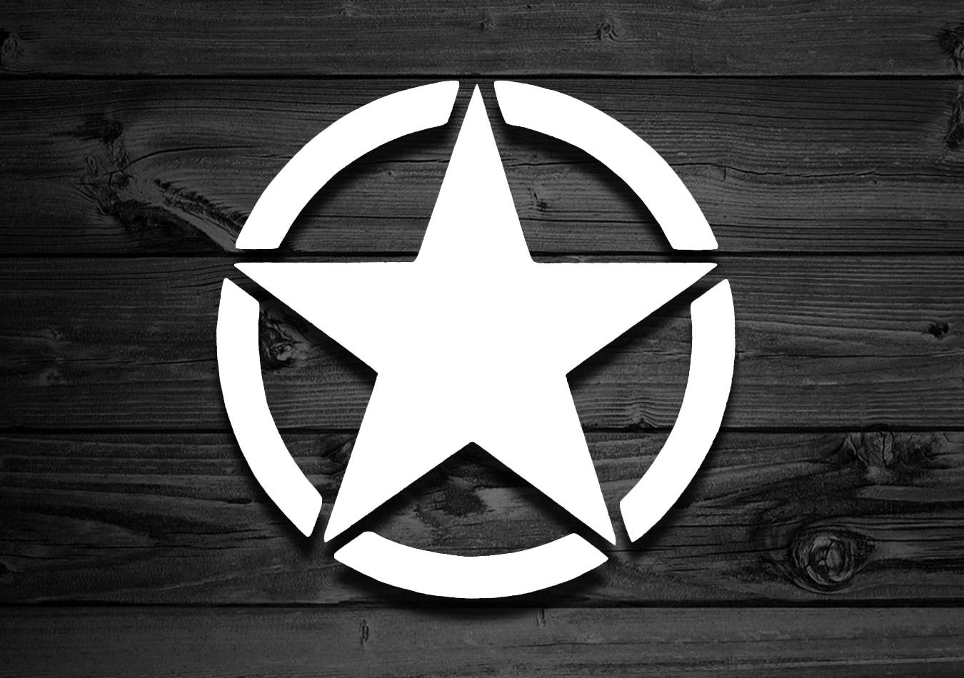 Military Star Vinyl Decal Car Decal Military Decal Army | Etsy