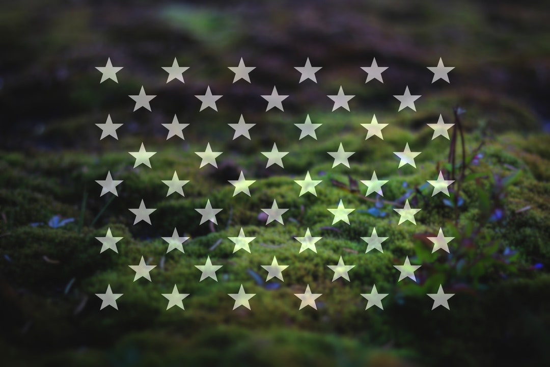 Flag Union Vinyl Decal, Flag Stencil Decal, Car Decal, American Flag ...