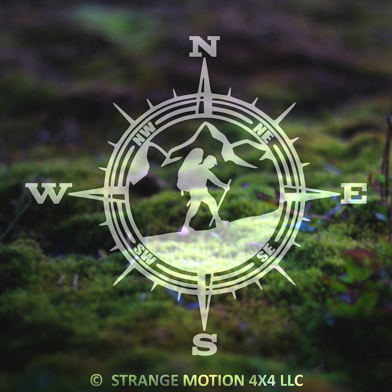 Compass Decal - Etsy