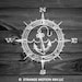 Anchor Compass Vinyl Decal, Car Decal, Navy Decal, Laptop Decal, Boat ...