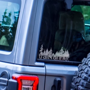 Trail Runner Vinyl Decal | Runner Decal | Trail Runner Sticker ...
