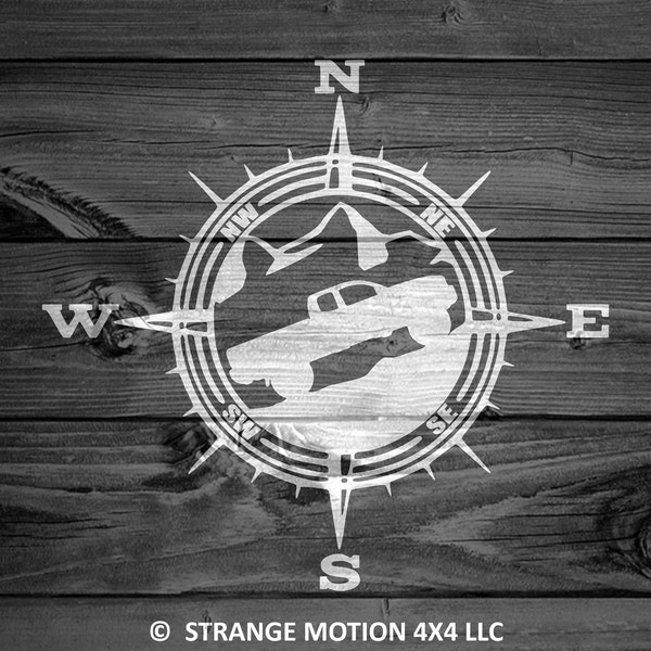 Compass Decal - Etsy