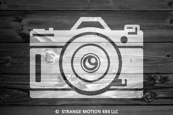 Camera Decal Car Decal Camera Sticker Laptop Decal - Etsy