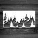 Forest Decal, Mountain Decal, Tree Decal, Outdoor Decal, Adventure ...