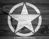 Military Star Vinyl Decal Car Decal Military Decal Army - Etsy