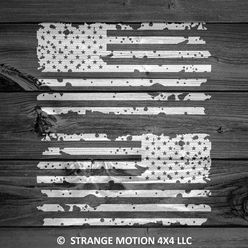 American Flag Decal Pair Car Decals Flag Decal Patriotic - Etsy