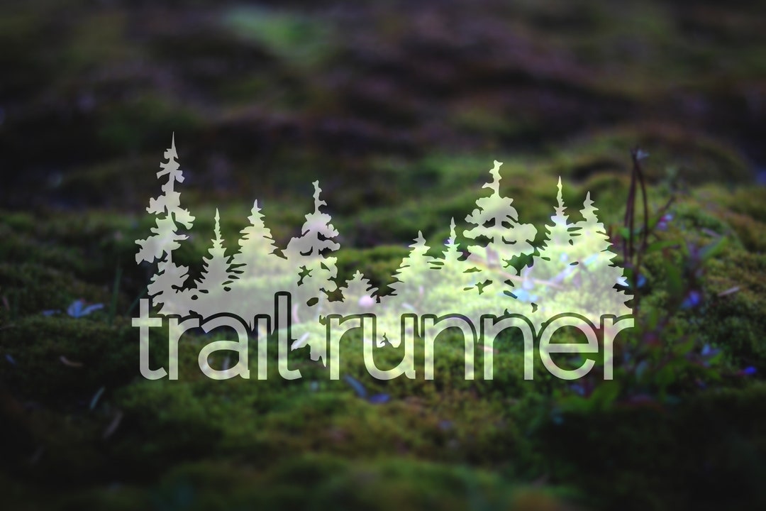 Trail Runner Vinyl Decal Runner Decal Trail Runner Sticker Running ...