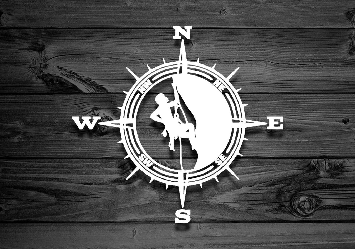 Rock Climber Vinyl Decal Car Decal Mountain Decal Climbing | Etsy