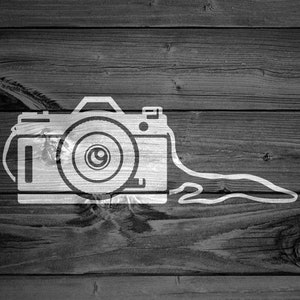 Camera Decal, Photographer Decal, Car Decal, Camera Sticker, Laptop ...