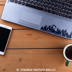 PNW Mountain Banner Vinyl Decal, Mountain Decal, Car Decal, Car Sticker ...