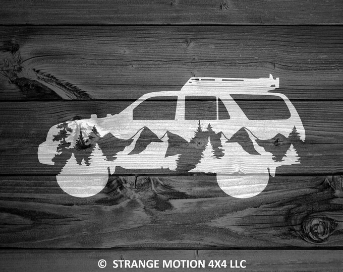 Snowmobile Vinyl Decal Mountain Decal Car Decal Sled Decal - Etsy