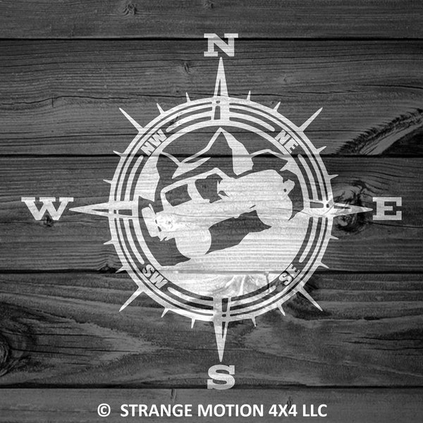 Jeep Decal Mountain - Etsy