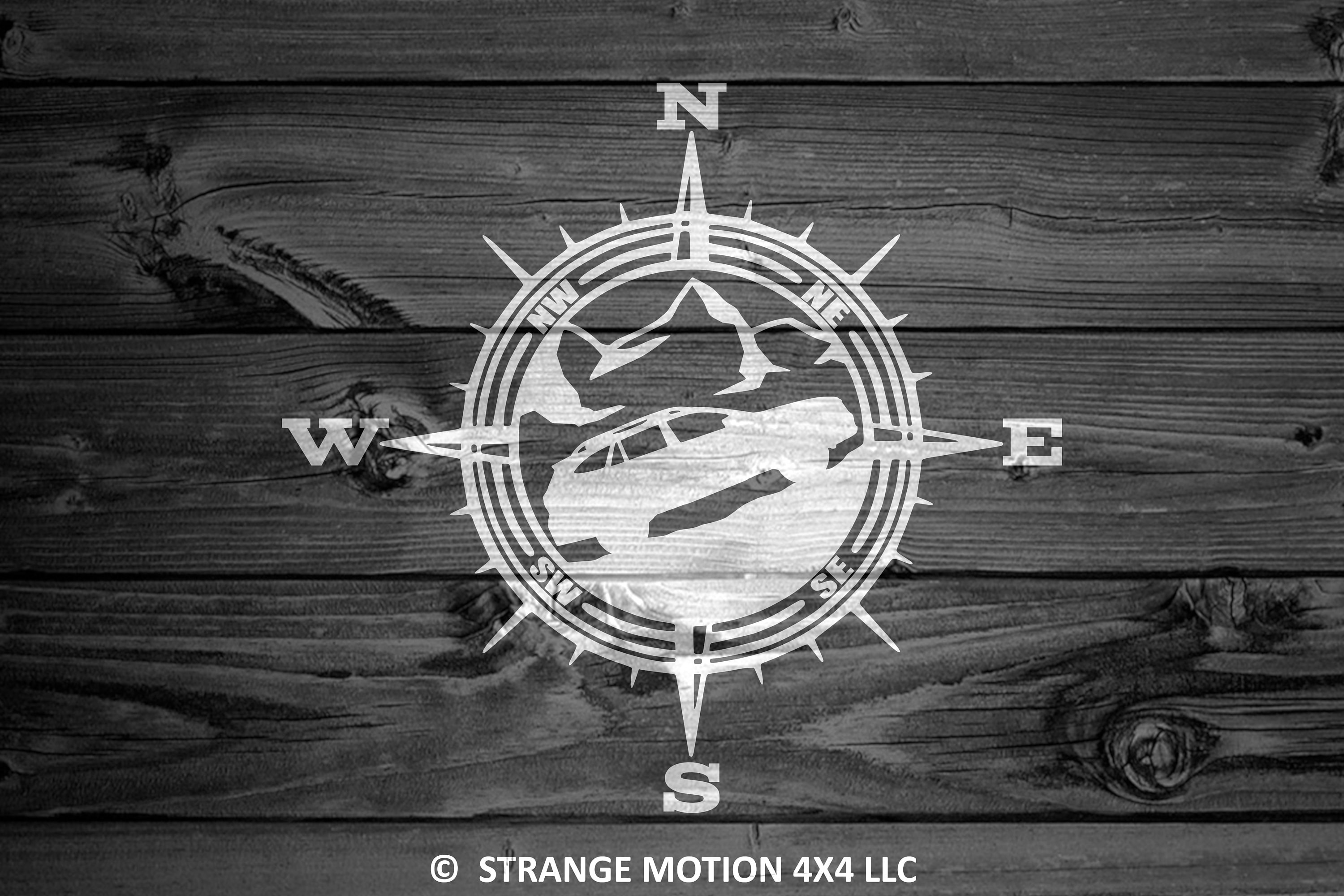 Mountain Decal for Outback Car Decal Compass Decal Outback - Etsy