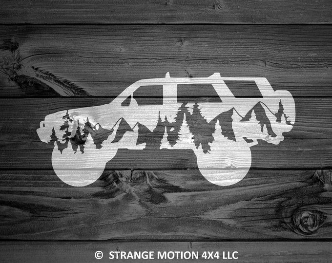 Mountain Decal for 4runner Adventure Decal 4th Gen Decal - Etsy