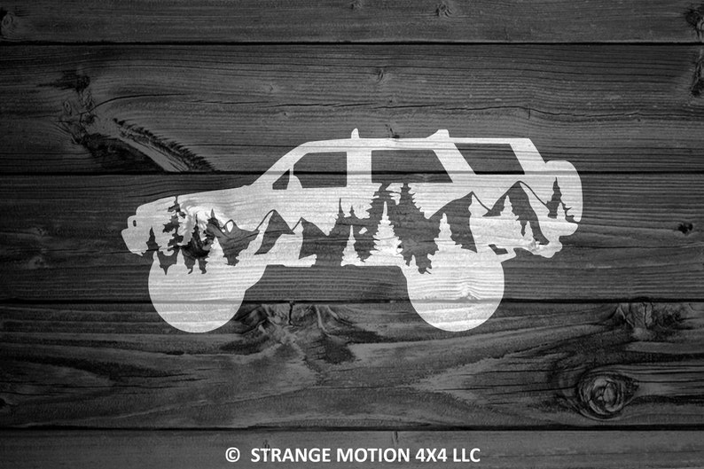 Mountain Decal for 4runner 1st Gen Decal Car Decal - Etsy