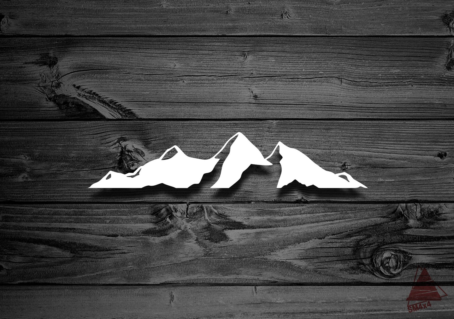 Mountain Car Decal Mountain Decal Mountain Sticker Nature - Etsy