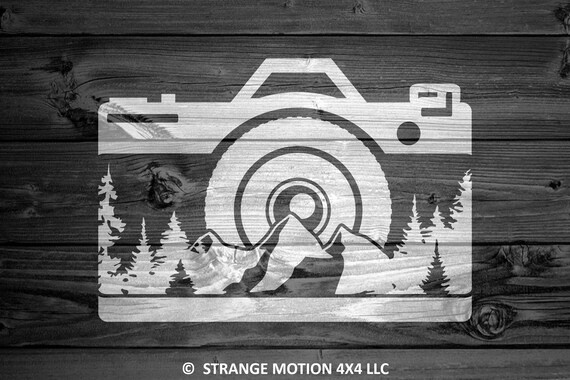 Mountain Camera Decal Car Decals Photographer Sticker - Etsy