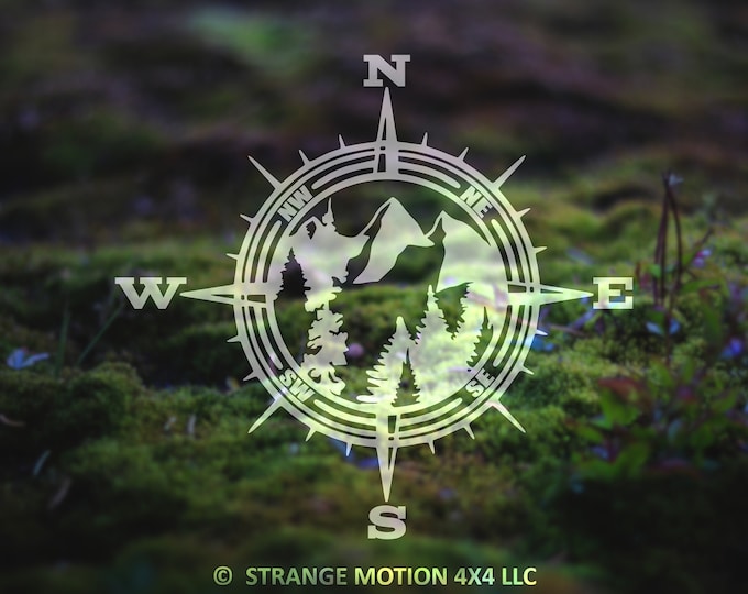 Hawk Decal, Car Decal, Mountain Stickers, Bird Sticker, Laptop Decal ...