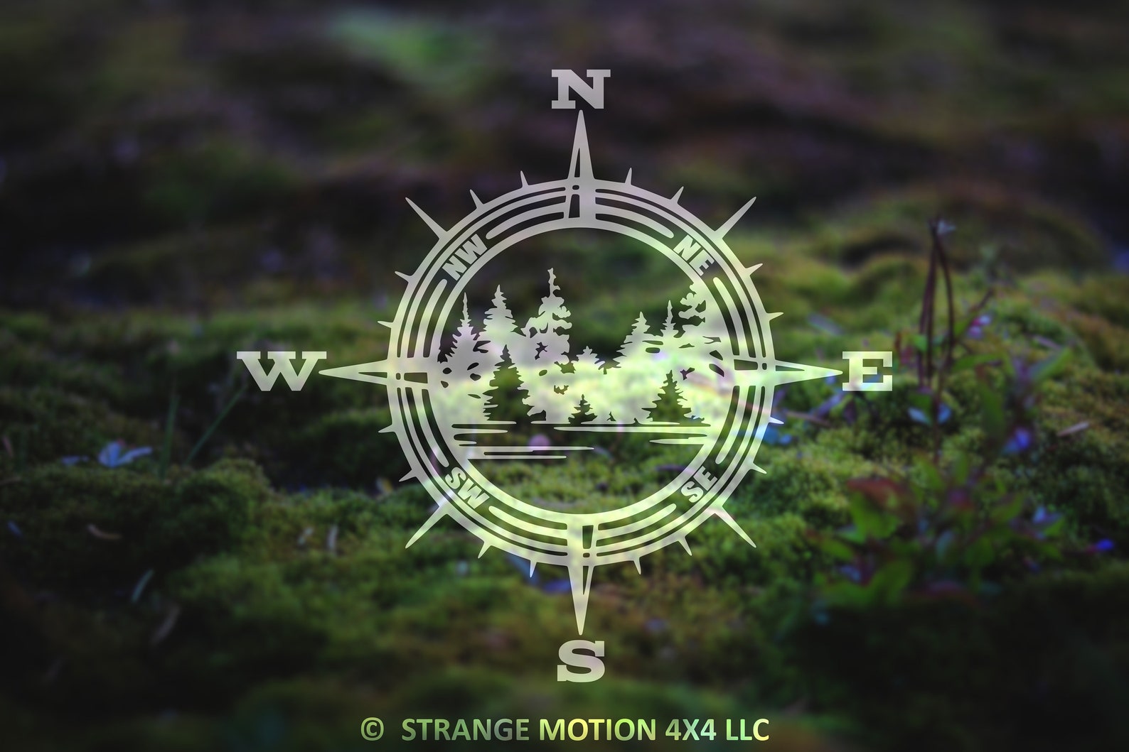 Lake Compass Decal Mountain Decal Car Decal Outdoor Decal - Etsy