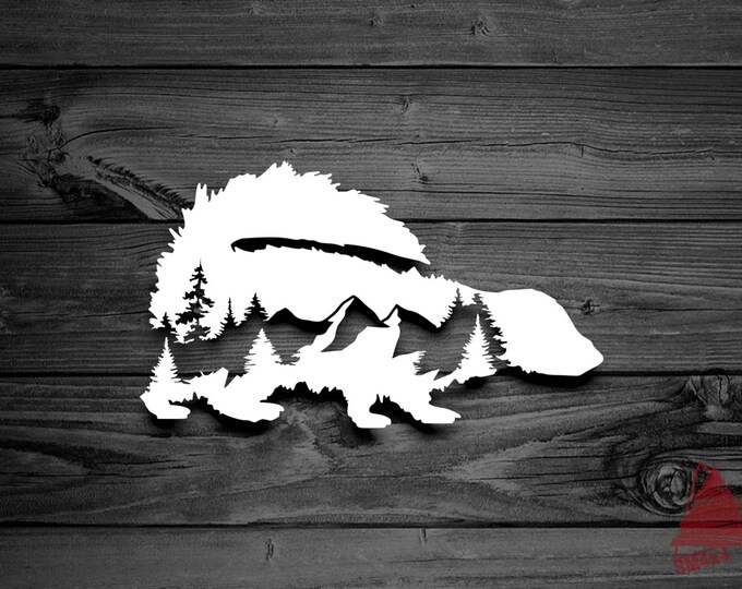 Snowmobile Vinyl Decal Mountain Decal Car Decal Sled Decal - Etsy