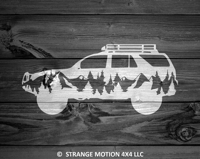 Snowmobile Vinyl Decal Mountain Decal Car Decal Sled Decal - Etsy