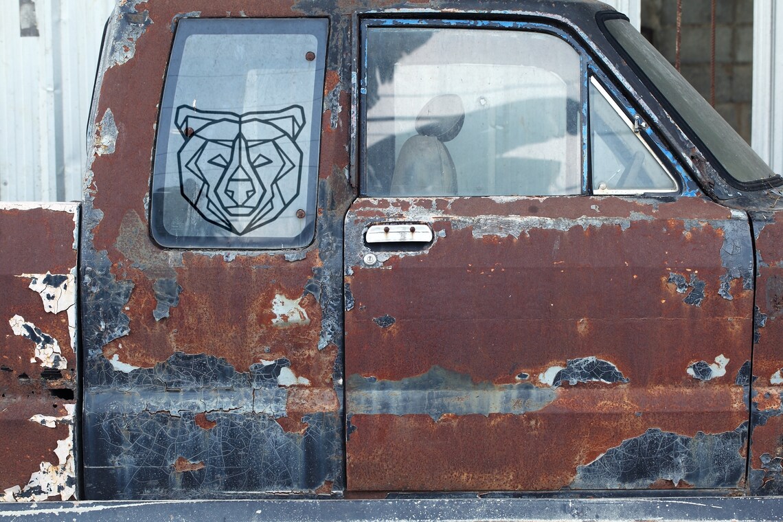 Bear Car Decal | Bear Decal | Bear Sticker | Mountain Decal | Outdoor ...