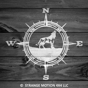 Wolf Vinyl Decal, Wolf Stickers, Car Decal, Mountain Decal, Laptop ...