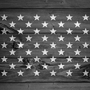 Flag Union Vinyl Decal, Flag Stencil Decal, Car Decal, American Flag ...
