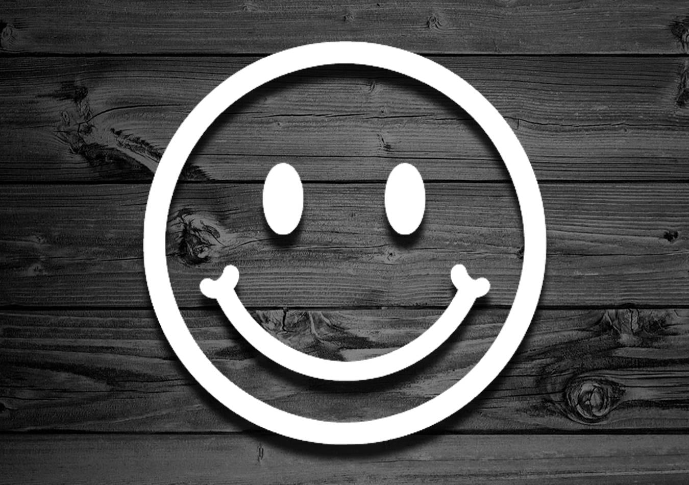 Smiley Face Decal, Car Decal, Tumbler Decal, Smiley Face Sticker, Happy ...