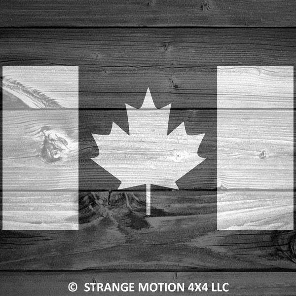 Canadian Flag Car Decals - Etsy