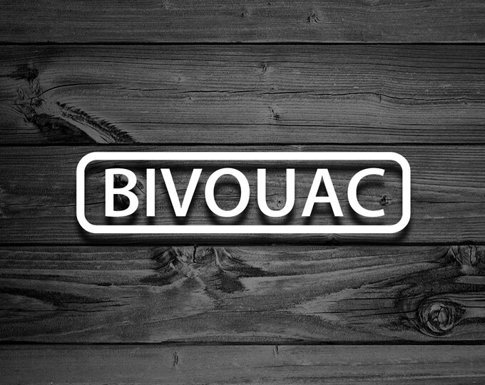 PNW Mountain Banner Vinyl Decal Mountain Decal Mountain | Etsy