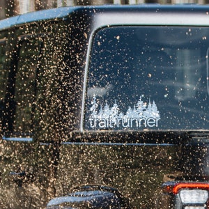 Trail Runner Vinyl Decal | Runner Decal | Trail Runner Sticker ...
