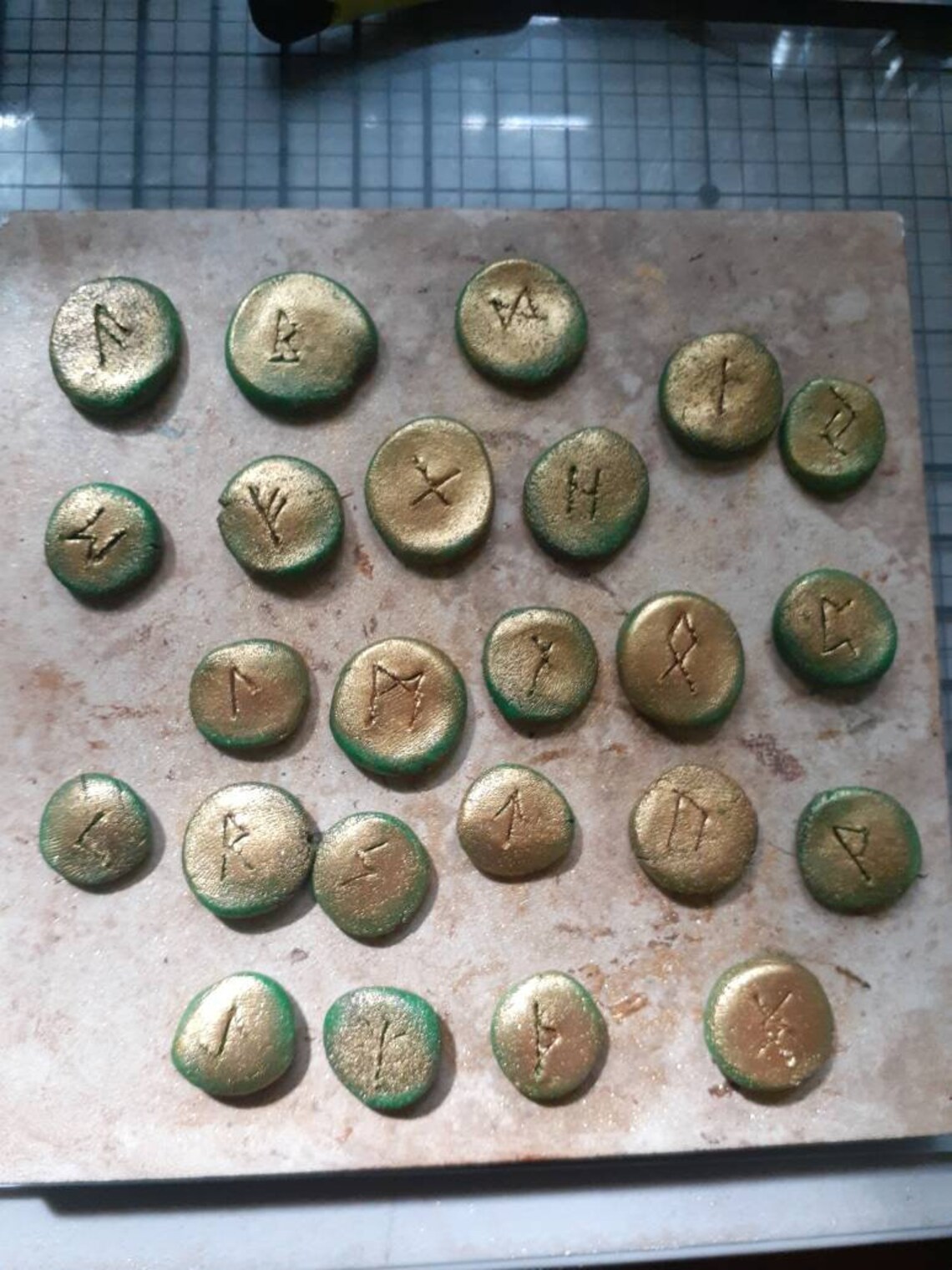 Celtic rune alphabet stones | Etsy