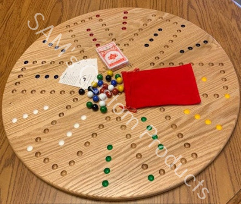 18 or 24 Oak Card 'N Marbles - Etsy