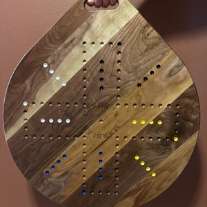 24” 4&6 Player With Handle Walnut Light and Dark - Etsy