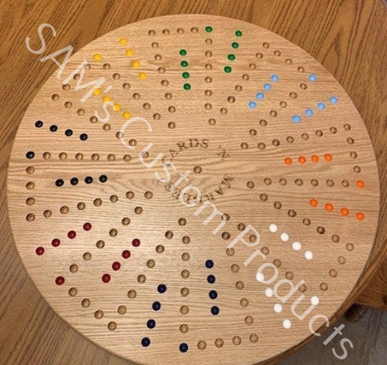 18 or 24 Oak Card 'N Marbles - Etsy